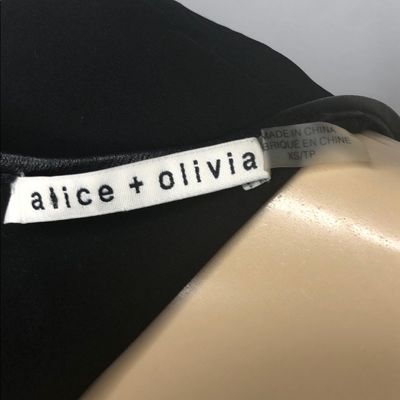 Alice + Olivia | Tops | Aliceolivia Crop Top With Lace Leather Details ...